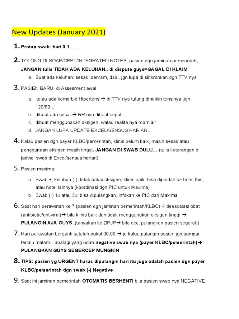Tentiran SHKD Update (January 2021) | PDF | Pengembangan Diri | Kesehatan Holistik