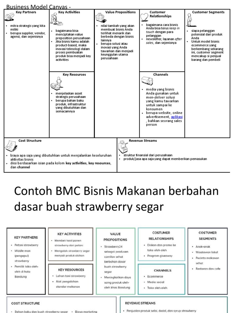 Business Model Canvas Template | PDF