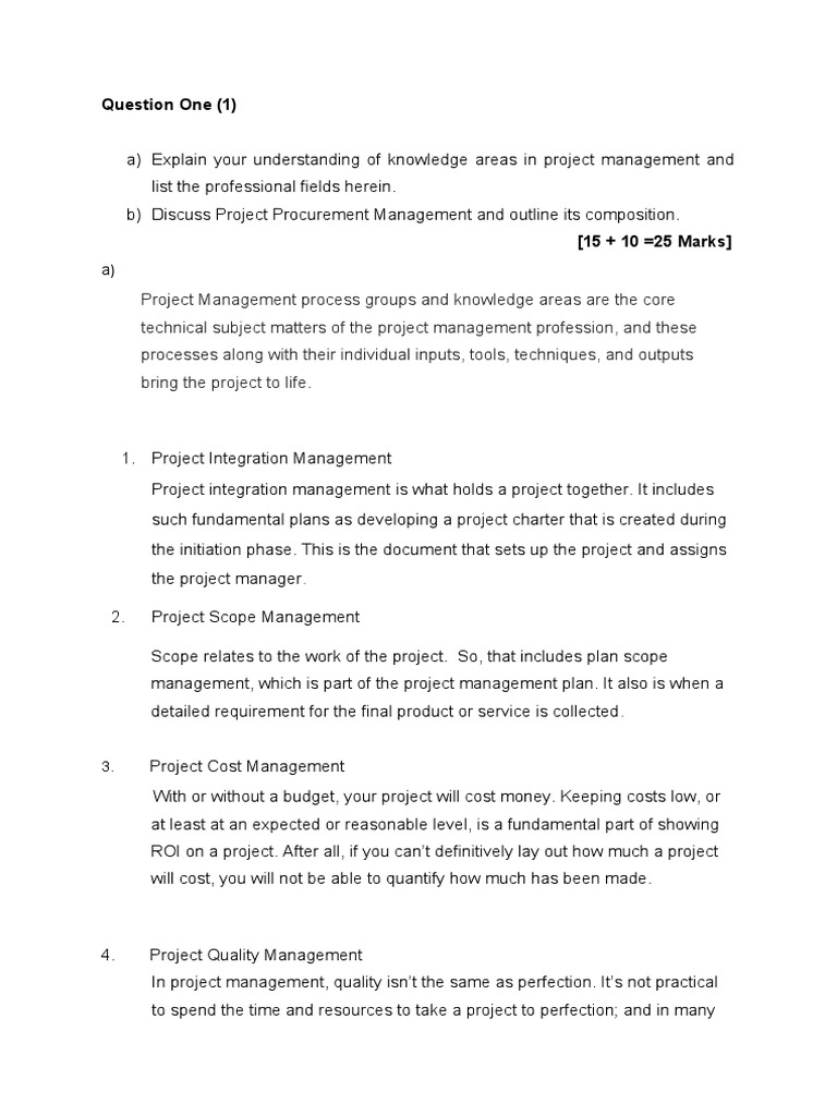 Assignment One | PDF | Procurement | Project Management