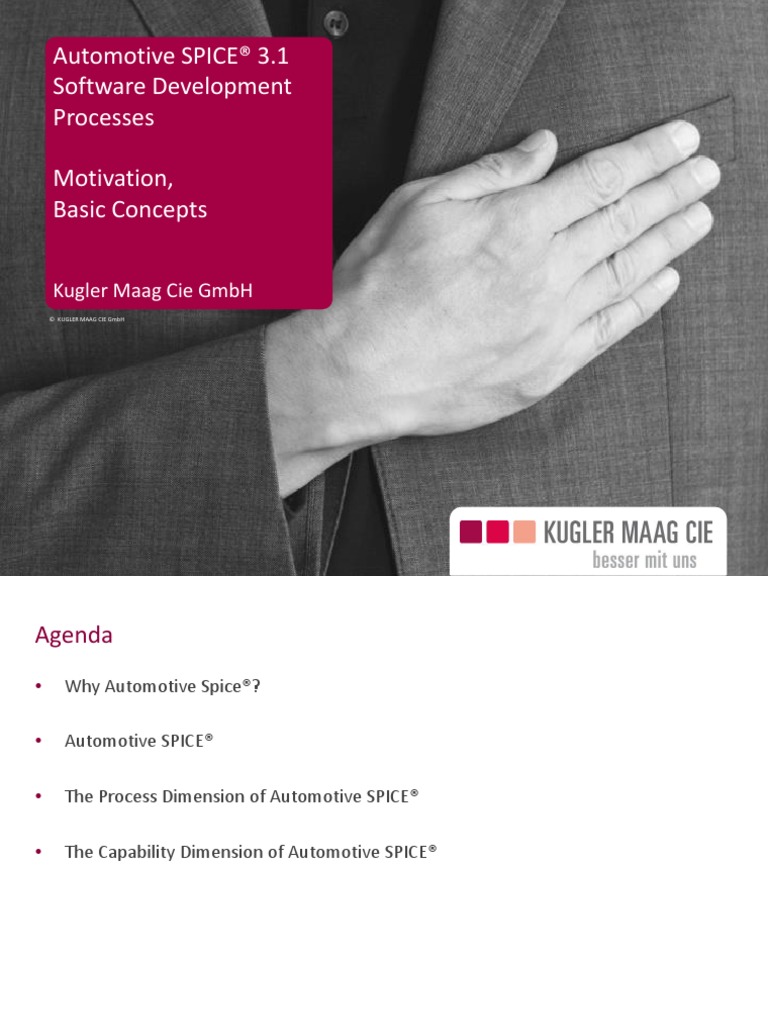 02 ASpice-Intro Motivation&BasicConcepts | PDF