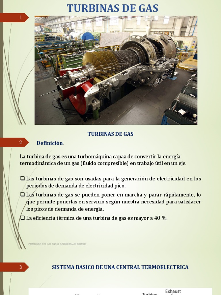 Capitulo IV - Introduccion Turbinas de Gas Parte I Ok | PDF | Gases | Turbina