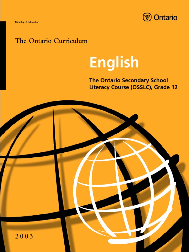 The Ontario Secondary School Literacy Course (OSSLC) Grade 12 | PDF ...