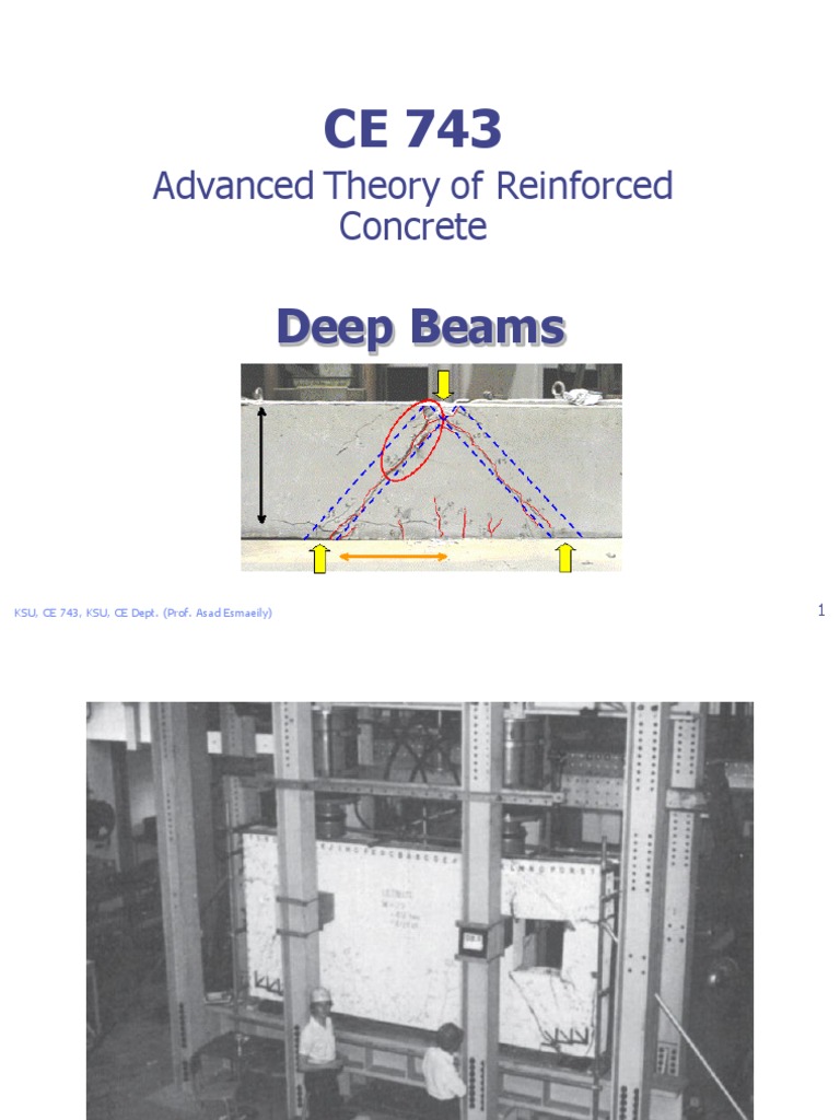 Advanced Reinforced Concrete Deep Beams | PDF | Beam (Structure) | Bending