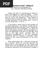 Guest Speaker Introduction Scripts | PDF | Wellness