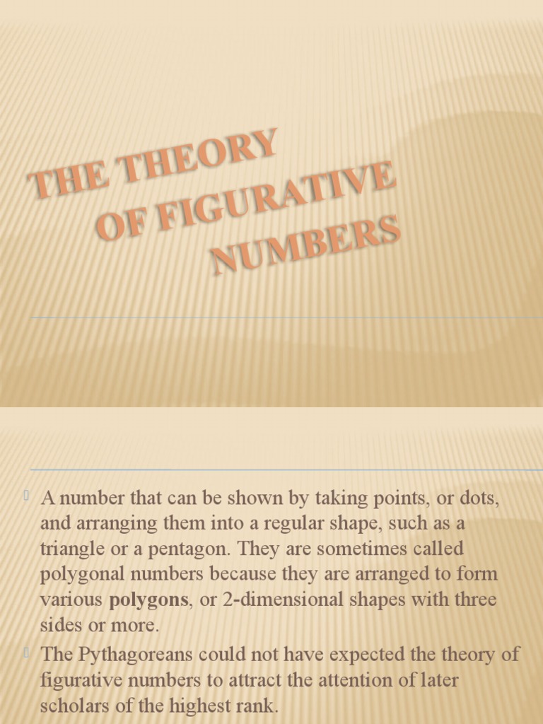 Figurative Numbers Presentation | PDF | Infinity | Triangle