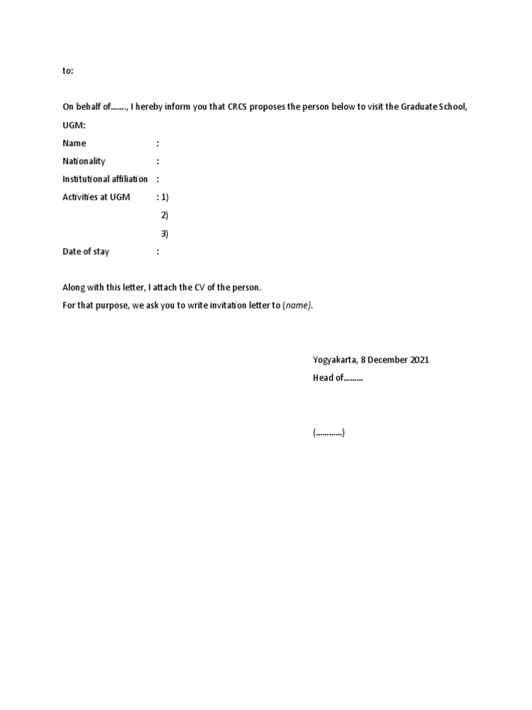 Visiting Scholar Program Application Form | PDF