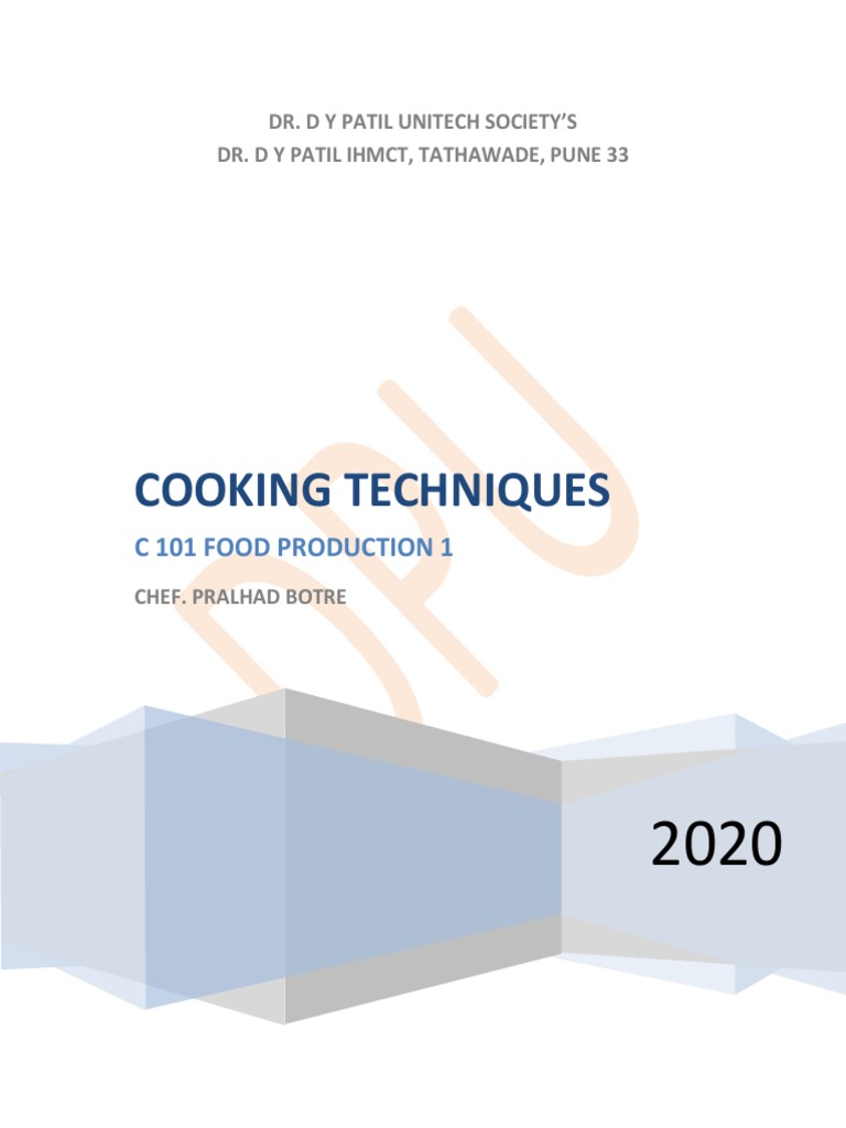 CH 2 Cooking Techniques | PDF | Grilling | Roasting