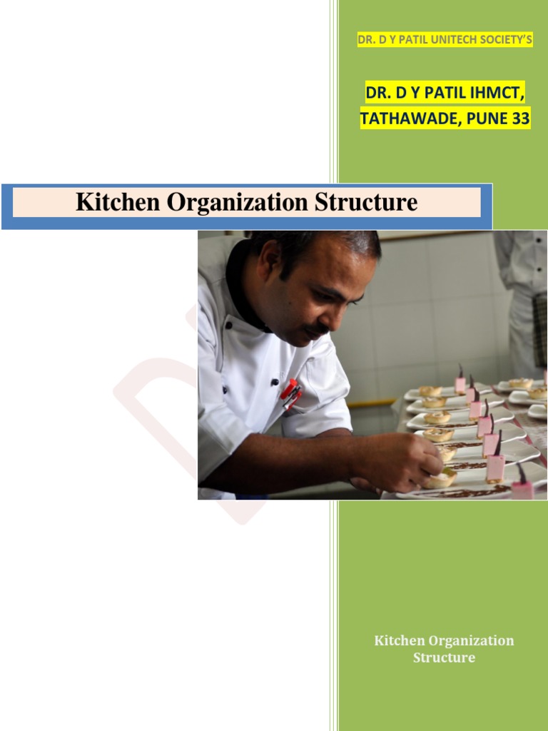 CH 4 Kitchen Organization Structure | PDF | Chef | Cooking