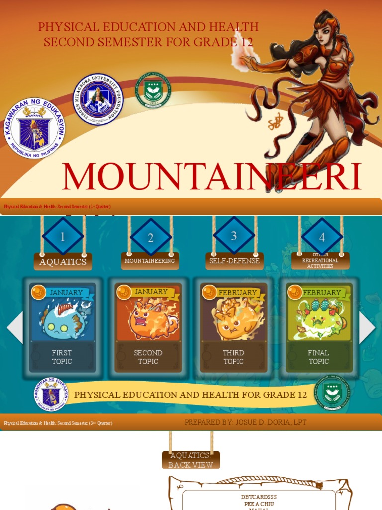 Physical Education and Health Second Semester For Grade 12 ...