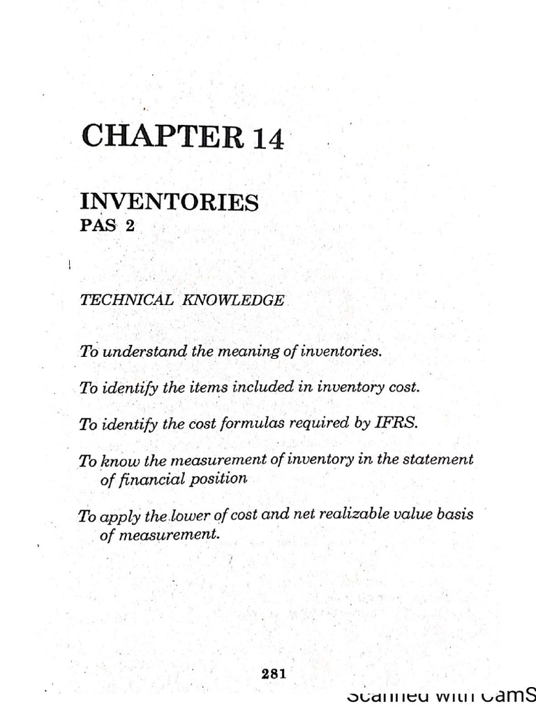 Chapter 14 - Inventories PAS 2-Compressed | PDF