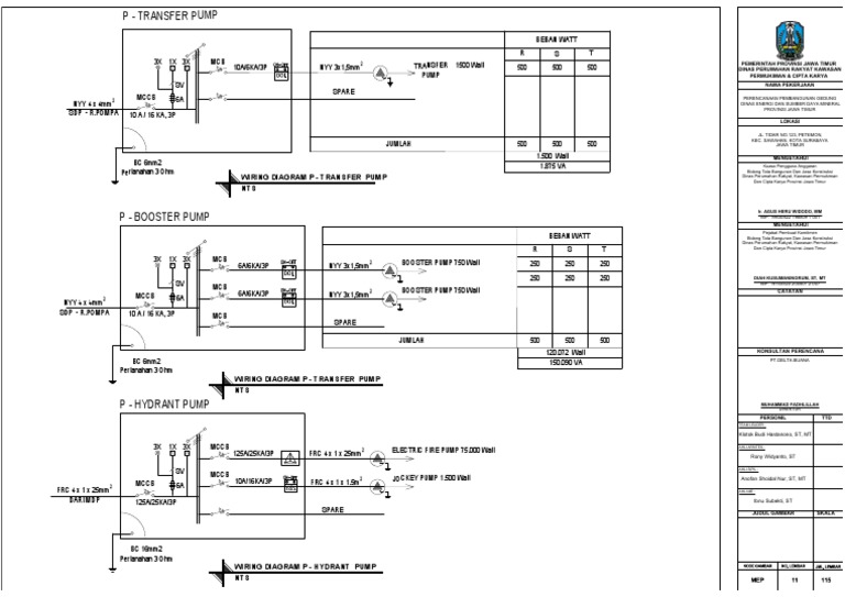 NTS Wiring Diagram P - Transfer Pump | PDF