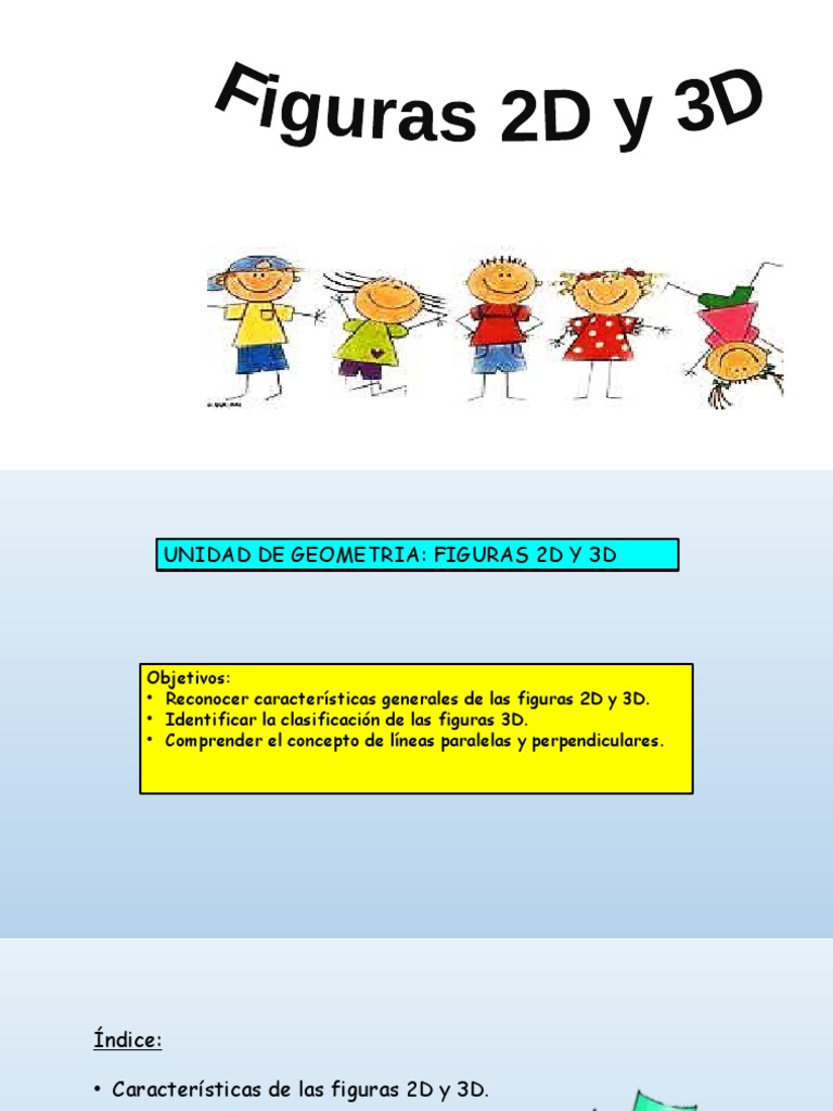 Clasificación y características de figuras 2D y 3D | PDF ...