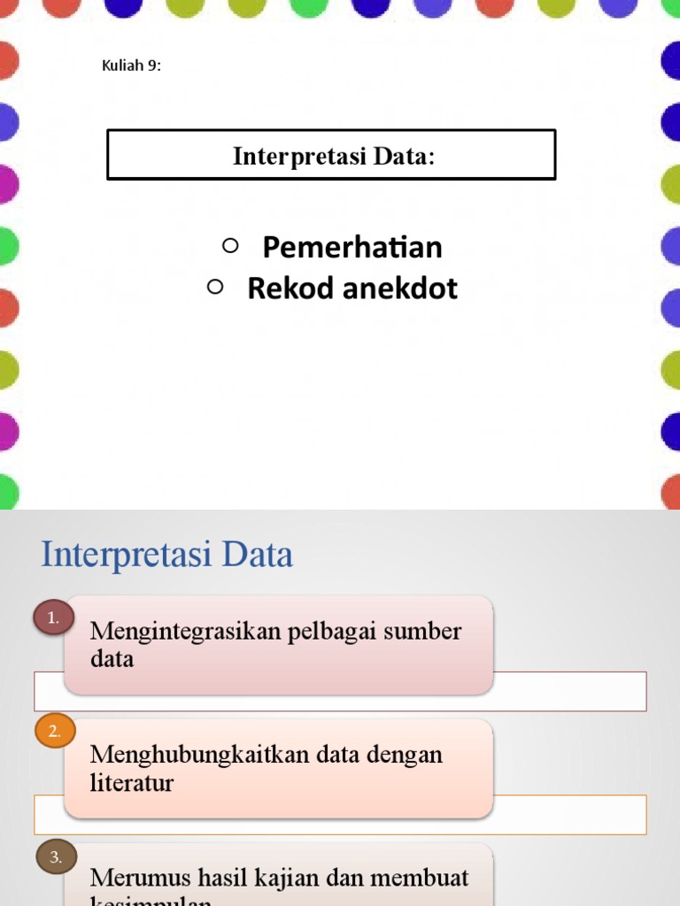 Proses dan Contoh Interpretasi Data | PDF