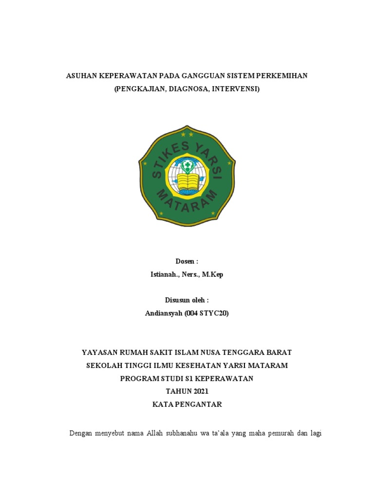 Pengkajian Pada Sistem Perkemihan | PDF | Pengembangan Diri | Kesehatan ...