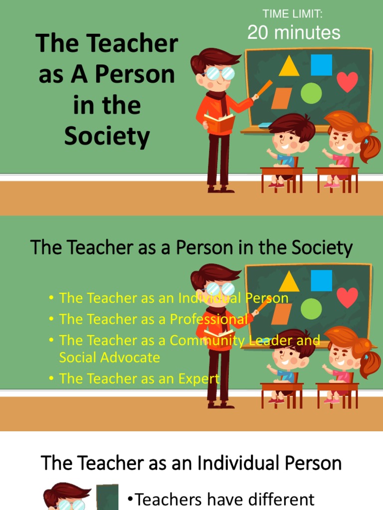 Teacher As An Individual Person | PDF