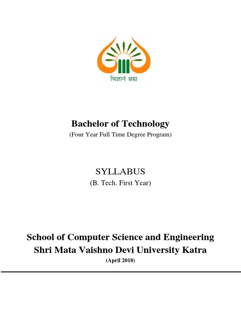 Syallbus B. Tech CSE First Year | PDF | C (Programming Language ...