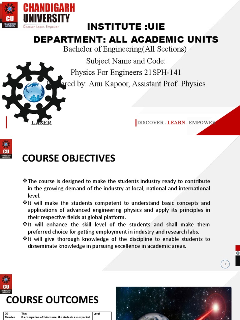 Laser PPT 3 & 4 | PDF | Laser | Applied And Interdisciplinary Physics