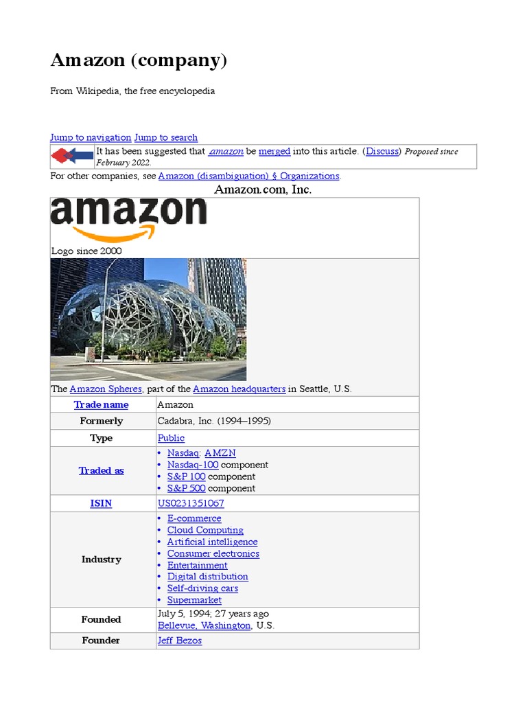 Amazon | PDF | Computing