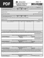 Bir Form 2306 PDF | PDF | Withholding Tax | Dividend