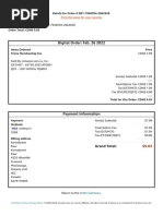 My KFC Receipt | PDF