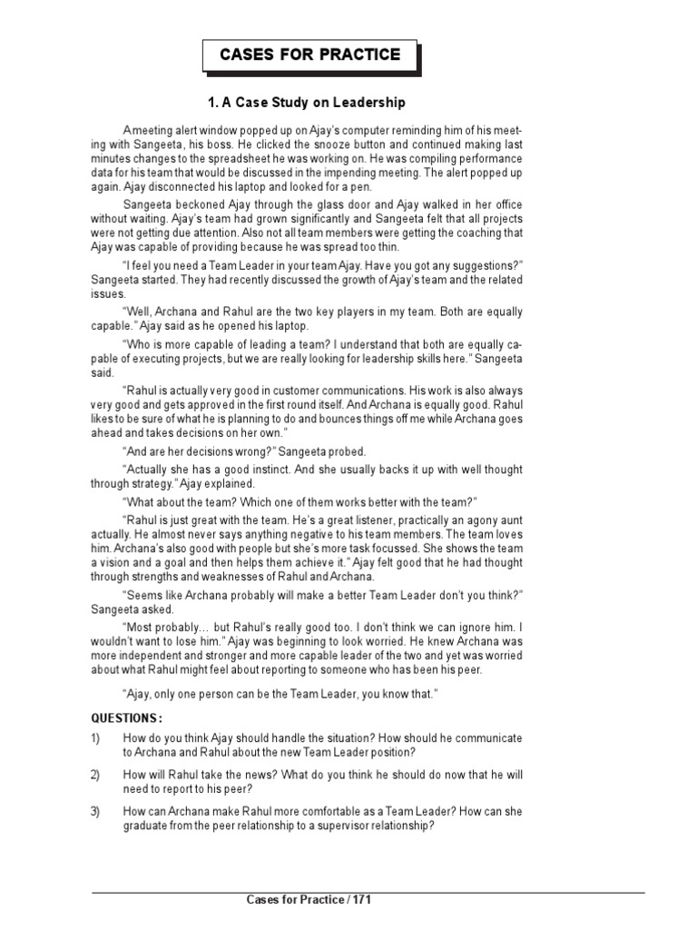 Case Studies - Module 5 | PDF | Marketing | Organizational Structure