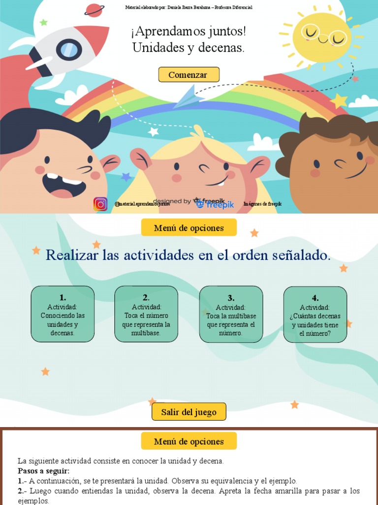 Aprendamos Juntos - Unidades y Decenas | PDF