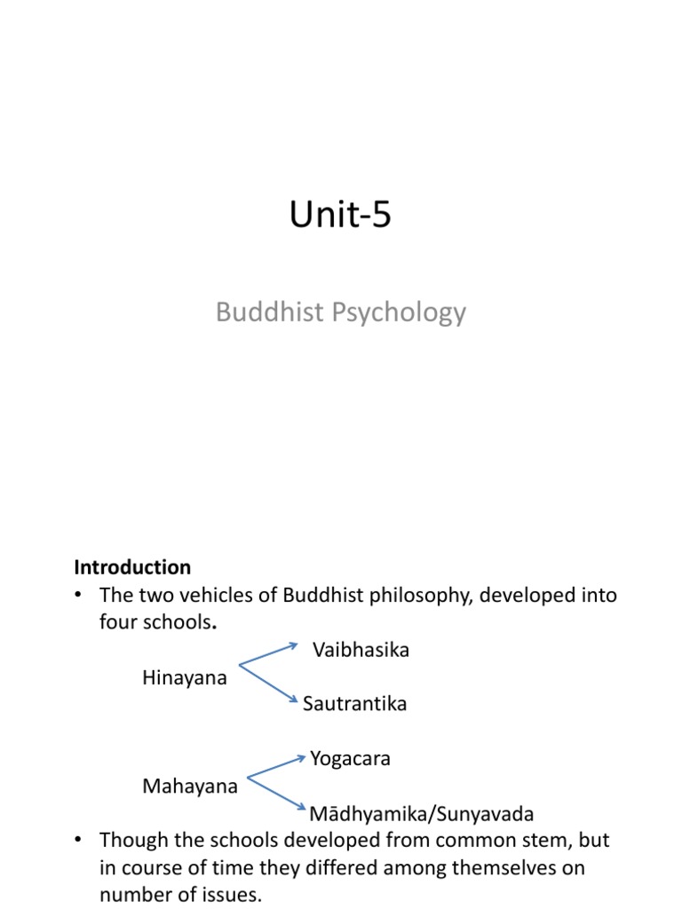 Buddhist Psychology: Vaibhasika & Sautrantika | PDF | Experience ...