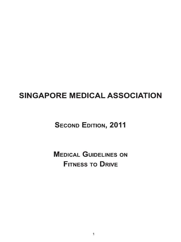 SMA Guidelines on Driver Fitness | PDF | Anatomical Terms Of Motion | Heart