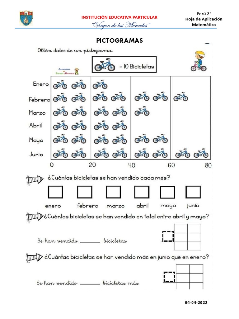 Pictogramas - Segundo Grado | PDF