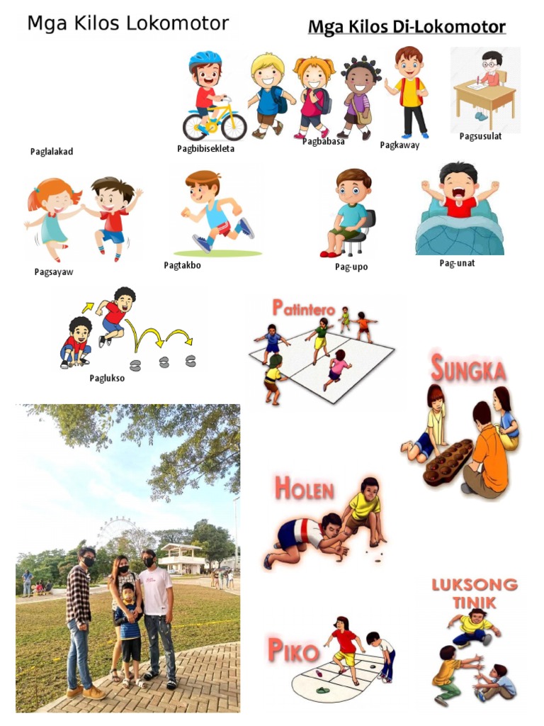 Lokomotor Dilokomotor Larong Pinoy | PDF