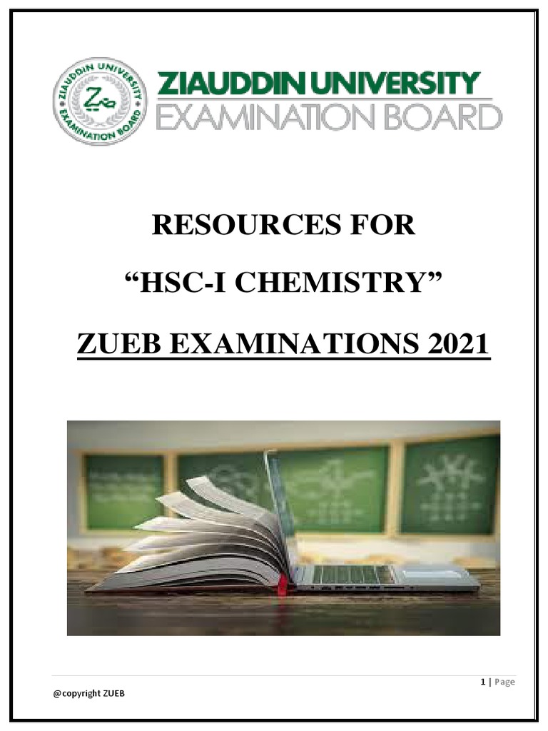 PP Ziauddin Board | PDF | Multiple Choice | Chemical Bond