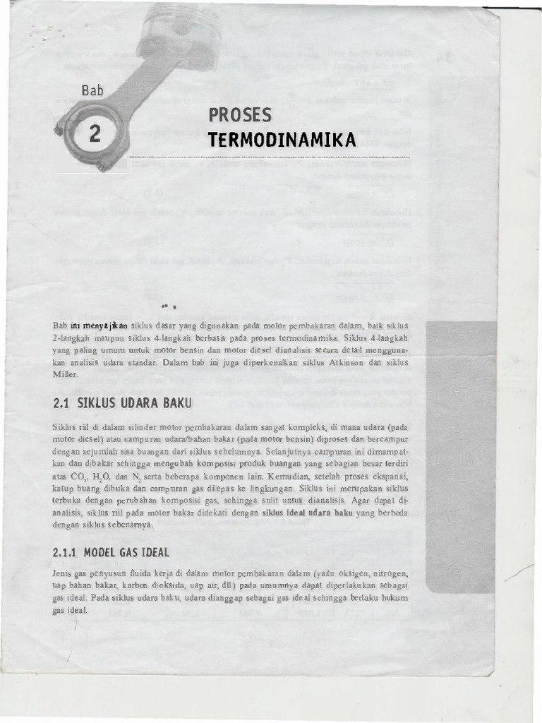 BAB 2 Proses Termodinamika | PDF