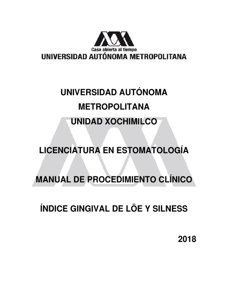 Indice Gingival Ig | PDF | Odontología | Medicina
