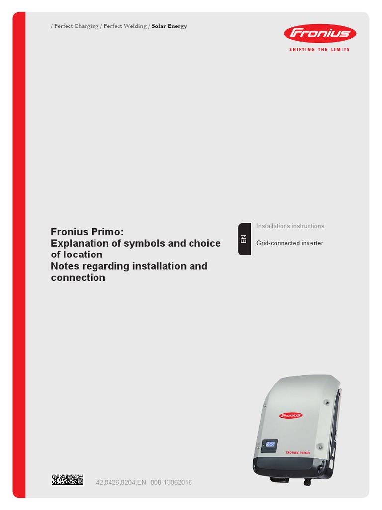 Fronius Installation | PDF | Usb Flash Drive | Power Inverter