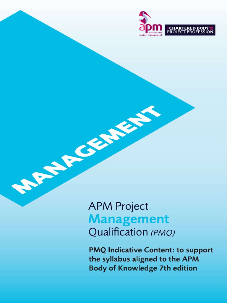 Apm PMQ Bok 7 Syllabus | PDF