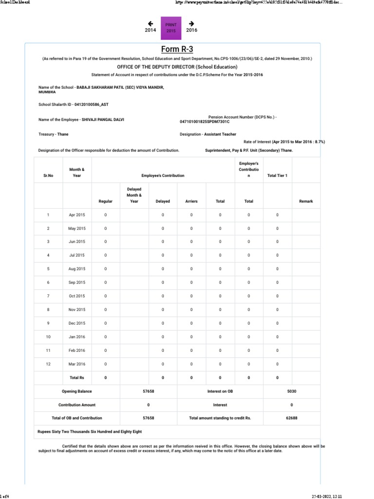 Form R-3 | PDF | Financial Services | Personal Finance