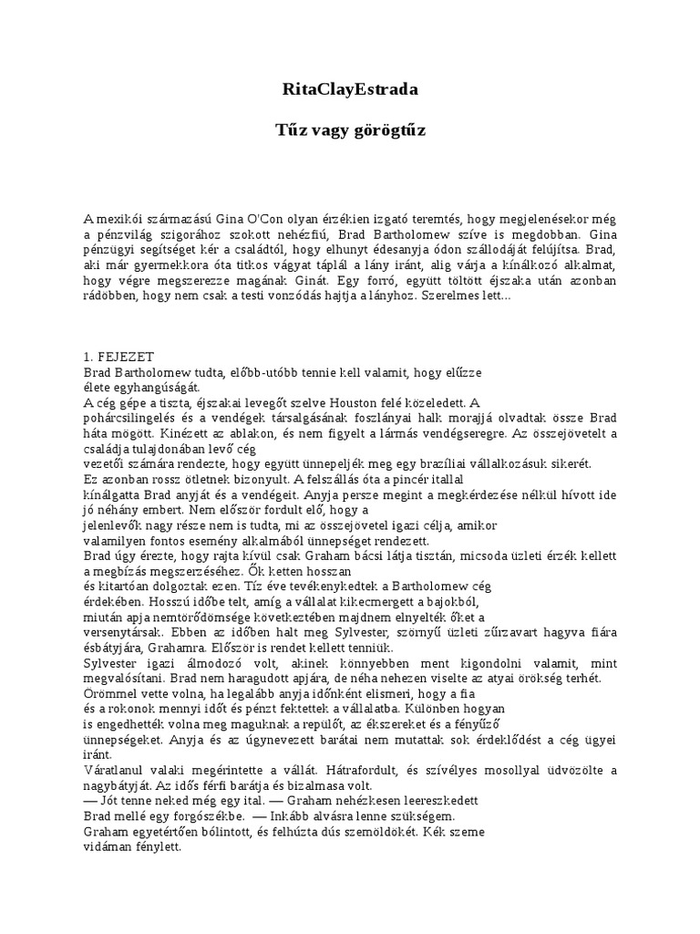 Tiffany 017 - Rita Clay Estrada - Tűz Vagy Görögtűz | PDF