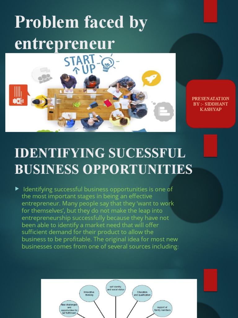 Problem Faced by Entrepreneur | PDF | Entrepreneurship | Business Process