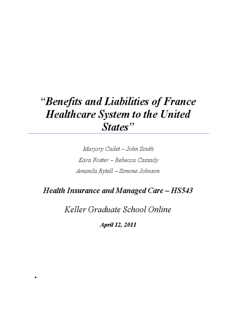 Final Course Project - HS546 | PDF | Health Care In The United States ...