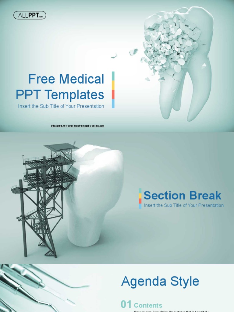 Dental Clinic PowerPoint Templates | PDF
