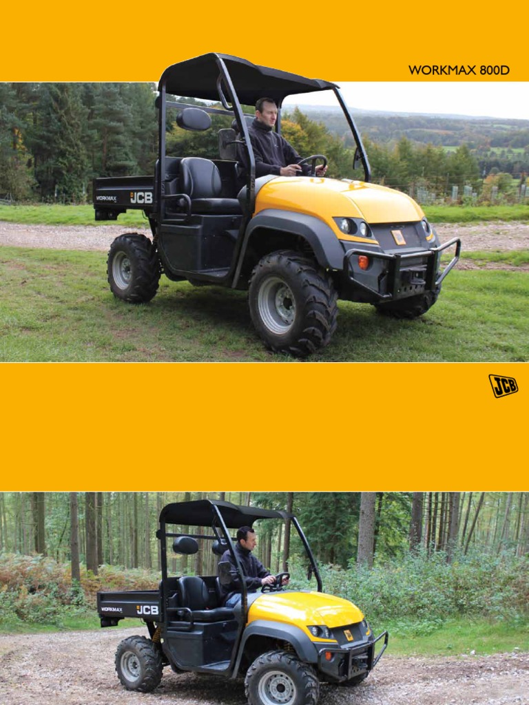 JCB WORKMAX 800D Overview and Specs | PDF | Transmission (Mechanics ...