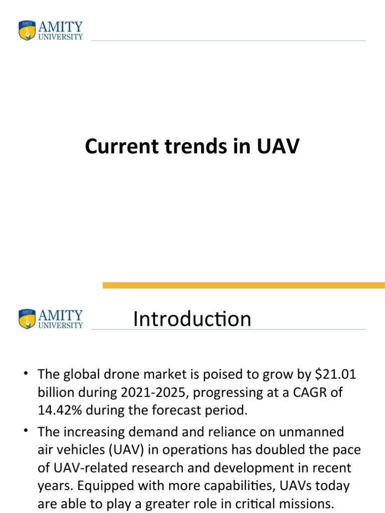 Current UAV Trends and Innovations | PDF | Unmanned Aerial Vehicle ...