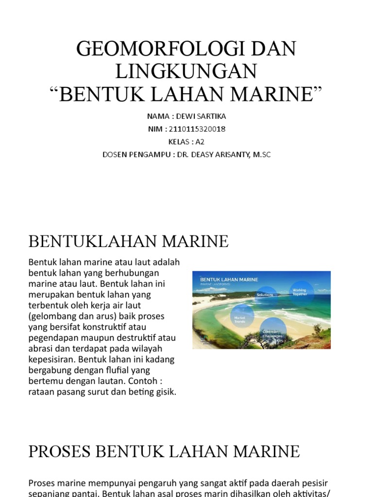 Bentuklahan Marine | PDF