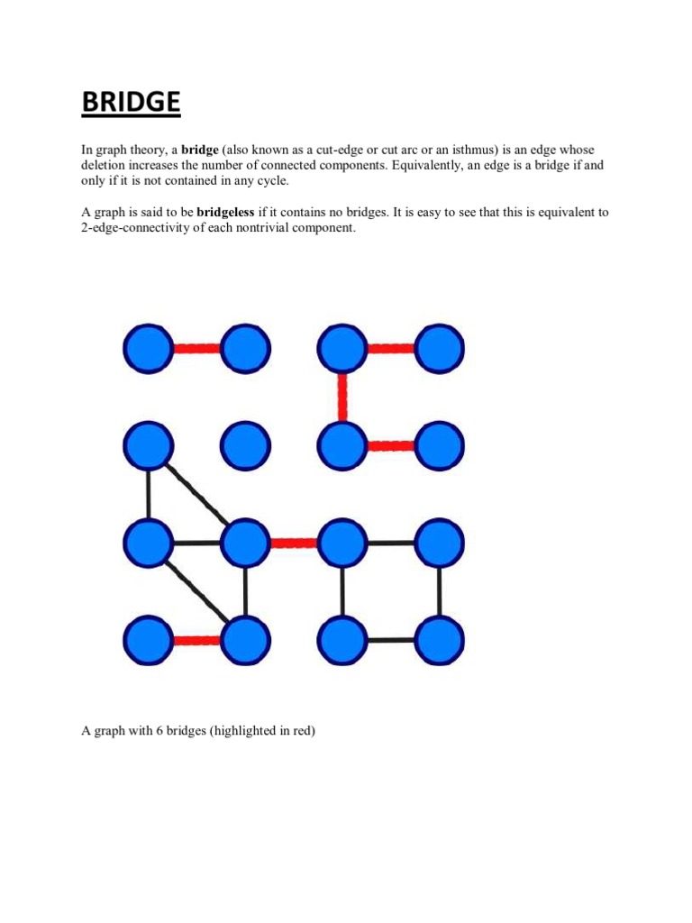 Bridge Algorithm Pdf Algorithms And Data Structures Computer Programming 