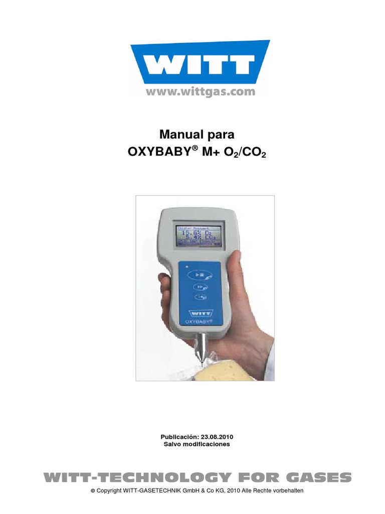 OXYBABY M+ O2 CO2 100823 Esp | PDF | Calibración | Dióxido de carbono