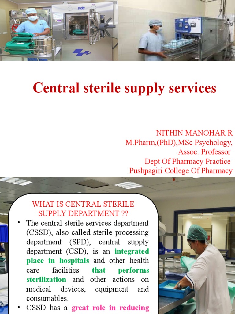 Central Sterile Supply Services | PDF | Sterilization (Microbiology ...
