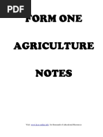 Agriculture Form 2 Notes | PDF | Grafting | Fertilizer