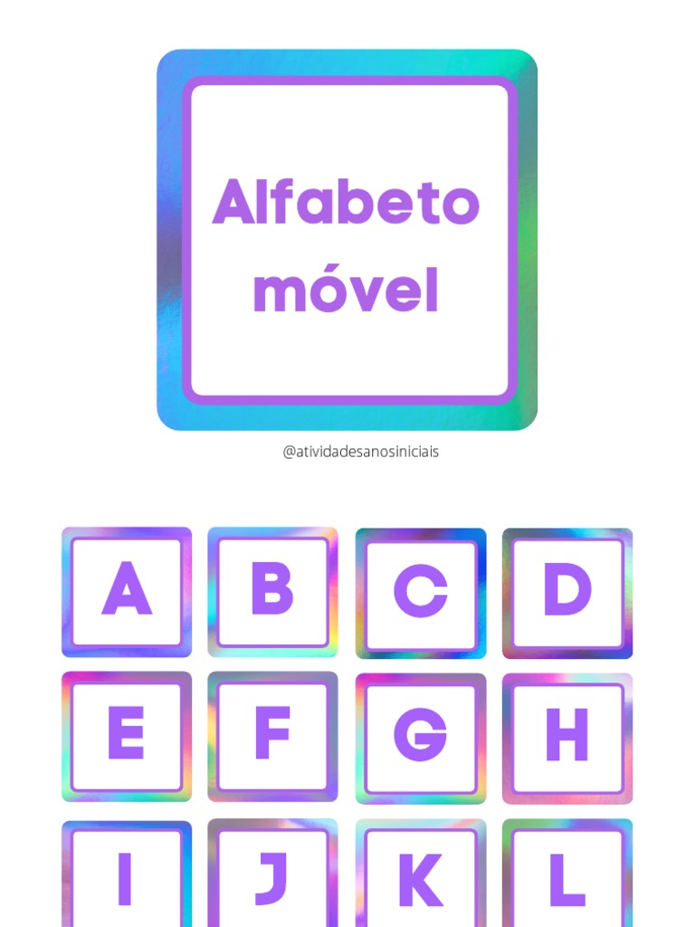 Alfabeto Móvel | PDF