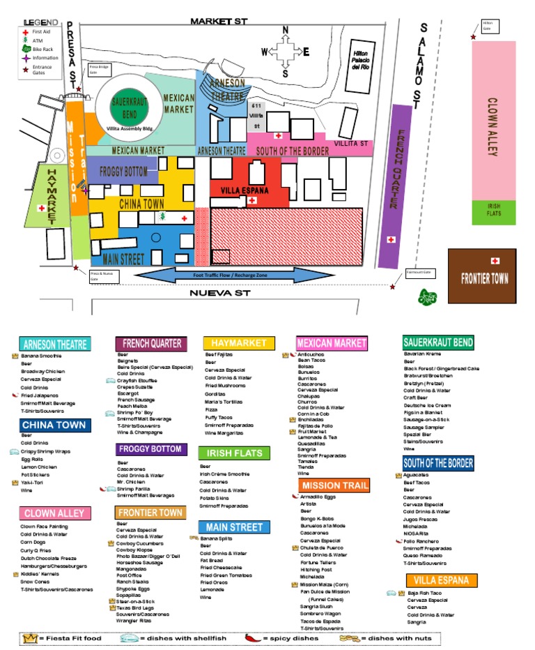 Map of NIOSA 2022 | PDF | Drink | North American Cuisine