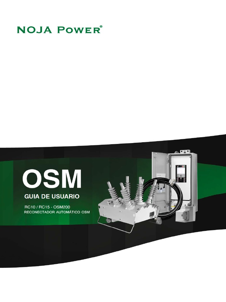 NOJA-7493-00 RC10-15-OSM200 Guia de Usuario Es - Web | PDF | Energia ...